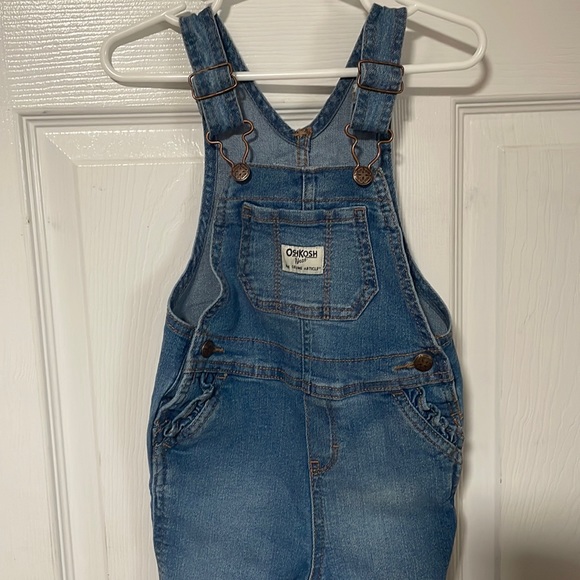 OshKosh B'gosh | One Pieces | Oshkosh Toddler Girl Overalls | Poshmark